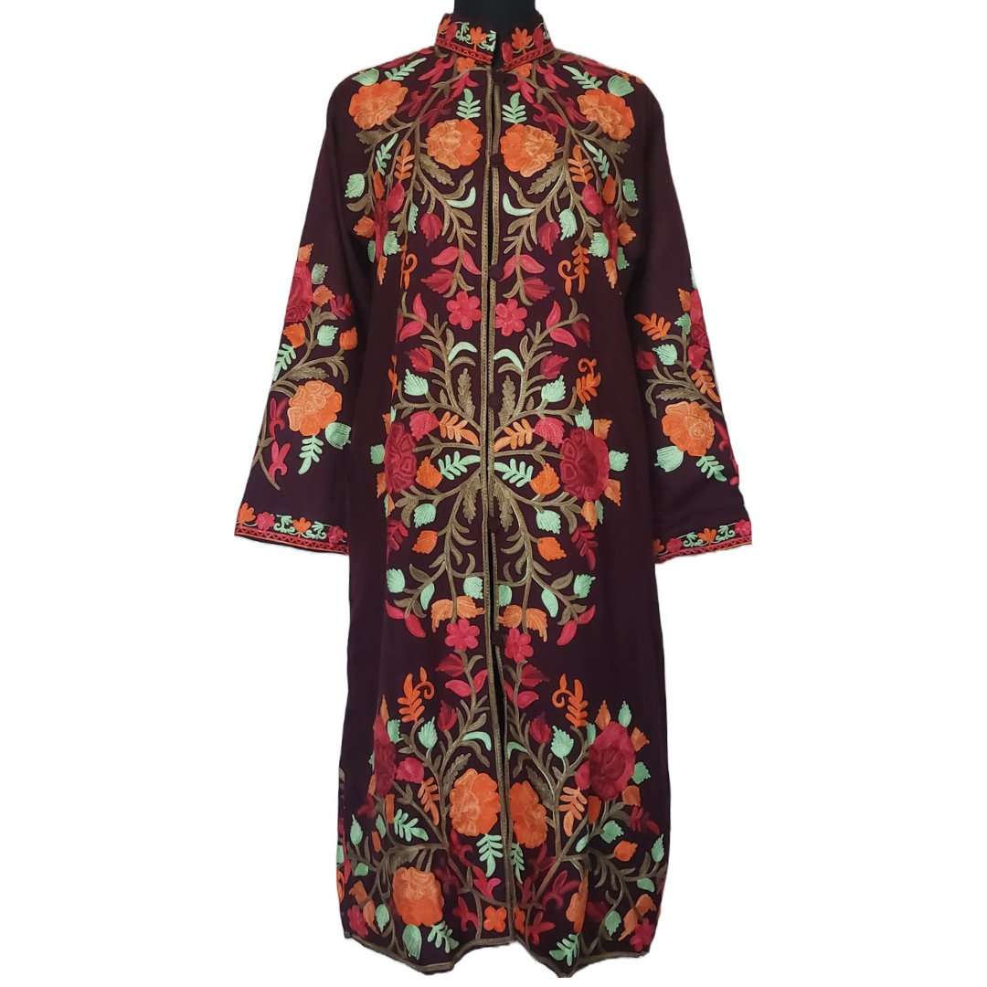 Kashmiri Embroidered Jacket — Panache Point